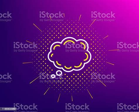 만화 연설 버블 라인 아이콘입니다 채팅 기호입니다 벡터 0명에 대한 스톡 벡터 아트 및 기타 이미지 0명 고급 기포 Istock