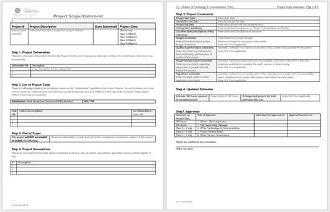 Statement Of Work Templates Free Sample Templates My Word Templates