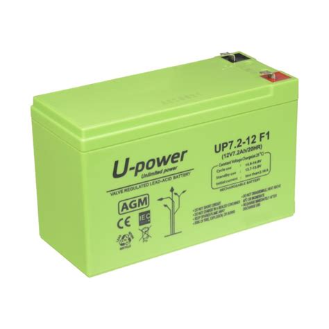 Master Battery Batt 1272 U Upower Rechargeable Battery Agm Lead Acid
