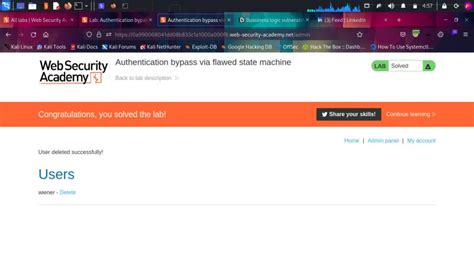 Abhishek Kumar Singh On Linkedin Bussiness Logic Vulnerabilities Lab9