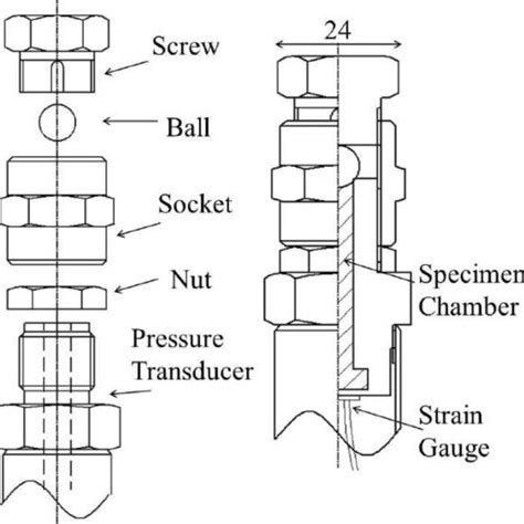 Tube A Many Parts And B Assembled Parts With A Sectional View