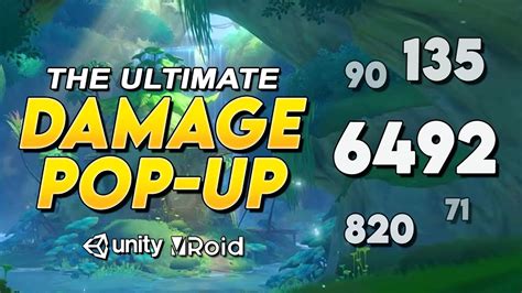 The Complete Damage Pop Up Text Tutorial For Beginners Unity VRoid