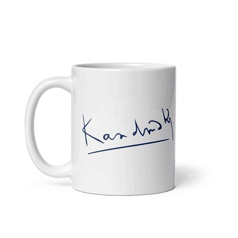 Art O Rama Shop Wassily Kandinsky Signature Art Mug