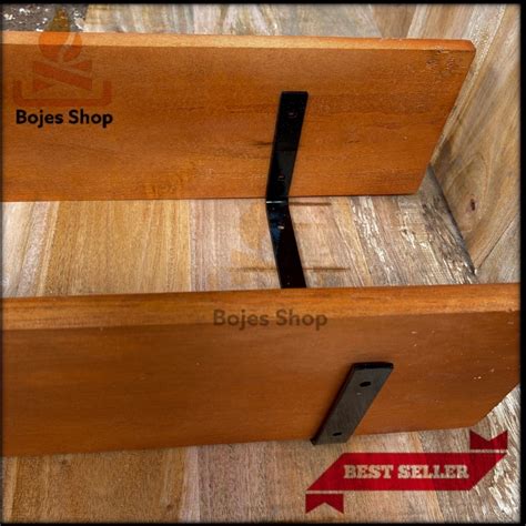 Jual Besi Penyangga Rak Dinding 2ambalan Bracket Rak Dinding Gantung Tempel Shopee Indonesia