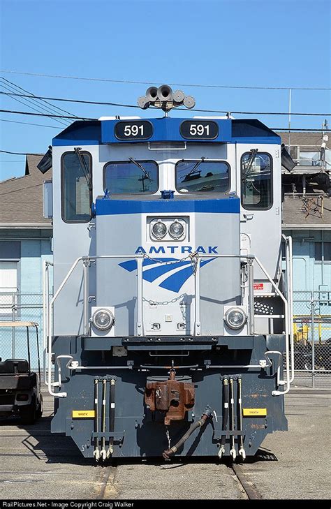 Railpicturesnet Photo Amtk 591 Amtrak Mpi Mp21b At Los Angeles