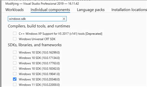 Project Wont Retarget Sdk Version And Cant Detect Sdk Microsoft Qanda