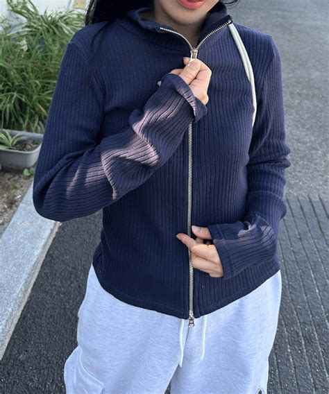 [투웨이 집업 데일리룩] 골지 투웨이 집업 가디건 간절기 가을 지퍼 가디건 에이블리