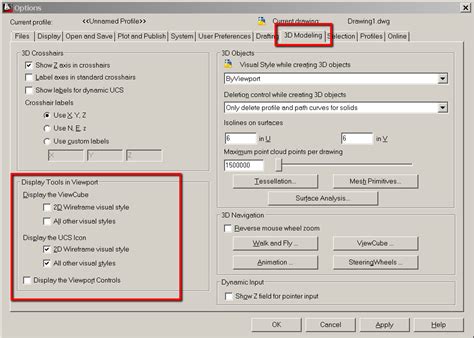 How To Control The Visibility Of The Viewcube On The Viewport