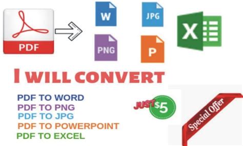 do convert scan pdf to word excel powerpoint by sabiri85 fiverr