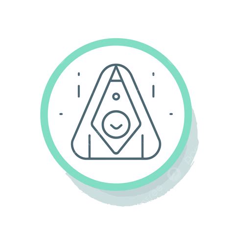 라인 아이콘 벡터 일러스트 레이 션 직계 아이콘 유리 형태 굵은 선 Png 일러스트 및 벡터 에 대한 무료 다운로드