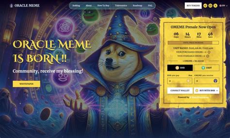 Oracle Meme 코인 사전 판매 단 몇 분만에 208 000달러 달성 Metaverse Post