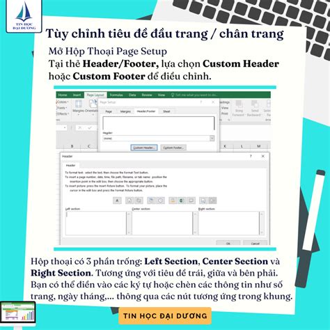 03 Cách Tạo Tiêu đề Đầu Trang Chân Trang Trong Excel