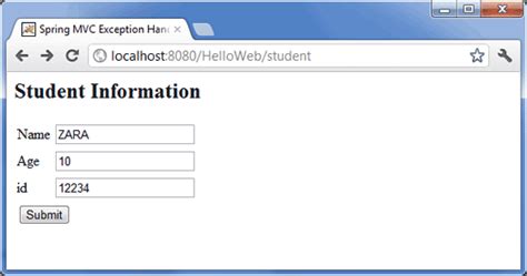 Spring Mvc 表单处理例子w3cschool