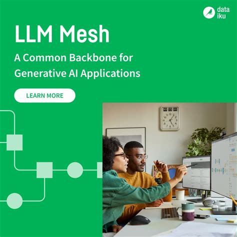 Dataiku On Linkedin The Llm Mesh A Common Backbone For Generative Ai Applications