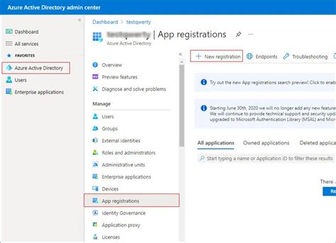 Steps For Manual Registration Of Edbmails In Azure Ad