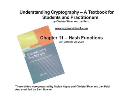 Cnit 141 11 Hash Functions Ppt