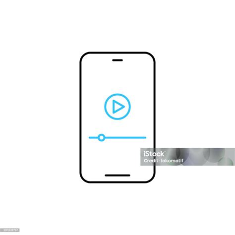 비디오 플레이어 편집 가능한 획이 있는 두 가지 색상의 선 아이콘입니다 아이콘은 웹 디자인 모바일 앱 Ui Ux 및 Gui 디자인에 적합합니다 Vcr에 대한 스톡 벡터 아트