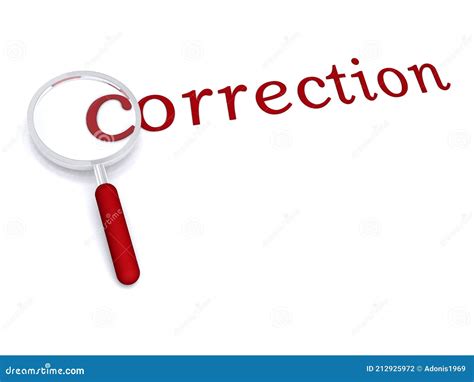 Correction And Success Shown As Word Correction On A Fuel Tank And A