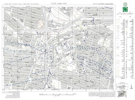 نقشه Gis قنات های تهران نواندیشان