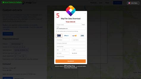 custom extracts guides maptiler