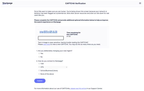 Why Am I Receiving A CAPTCHA Verification Page Startpage Support
