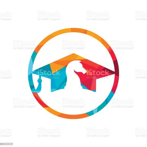 졸업 체스 기사 벡터 로고 디자인 교육 전략 벡터 로고 개념 Championship에 대한 스톡 벡터 아트 및 기타 이미지