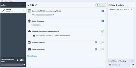 Sqlbackupandftp Mysql Postgresql Mssql