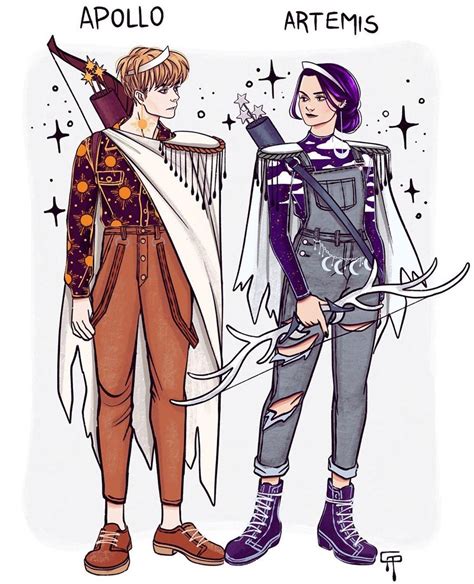 Apollo And Artemis Percy Jackson