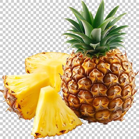 파인애플 과일 Png 투명한 배경에 고립 프리미엄 Psd 파일