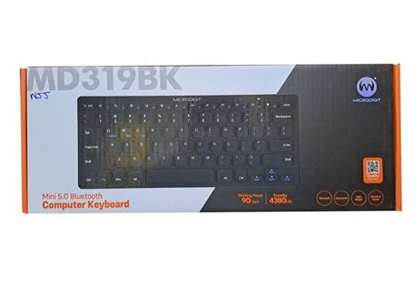 Microdigit Md319bk Mini Bluetooth Computer Keyboard At Rs 950 Piece ब्लूटूथ कीबोर्ड In