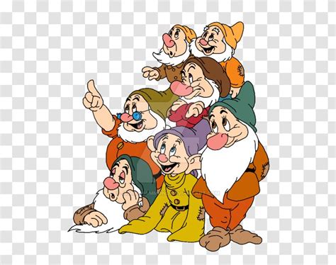 Snow White Seven Dwarfs Dopey Bashful Art Dwarf Transparent PNG