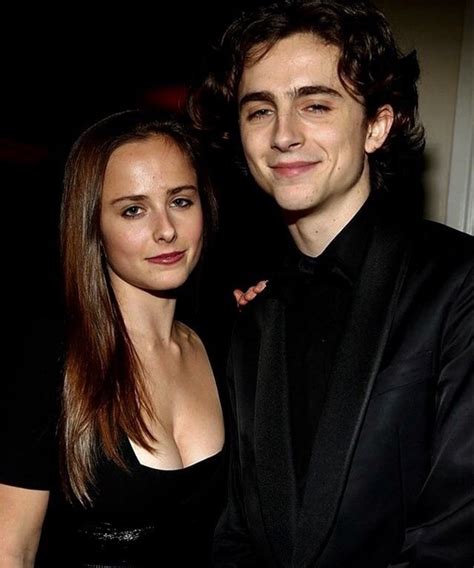 Timothée Chalamet — Timothée With His Older Sister Pauline Its So