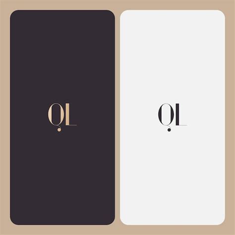 Premium Vector Ql Logo Design Vector Image