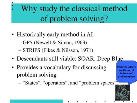 Ppt Classical Problem Solving Powerpoint Presentation Free Download