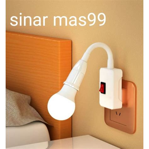 Jual Fiting Lampu Flexible Fiting Lampu Colok Lampu Tidur Lampu Belajar Shopee Indonesia