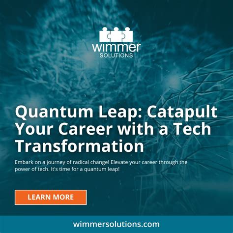 Wimmer Solutions On Linkedin Careerelevation Techrevolutionary Quantumtechleap Futurereadypro…