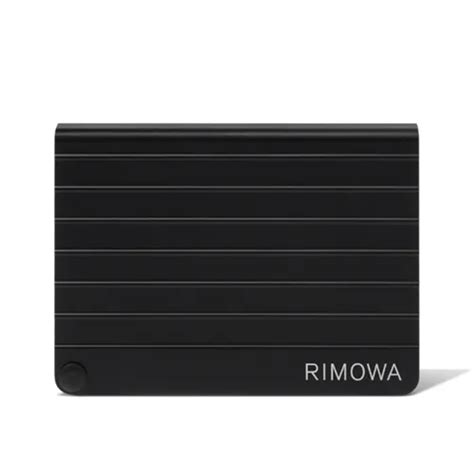 Ví Đựng Thẻ Rimowa Original Small Goods Aluminium Card Holder 52600006 Black Màu Đen Vua Hàng Hiệu