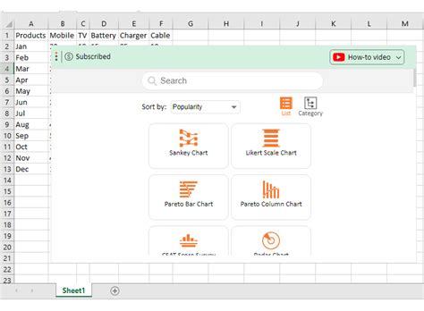 how to create a stacked area chart in excel