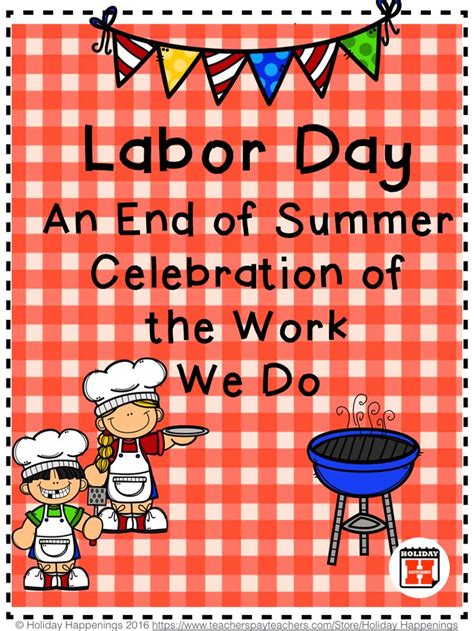 Celebrate Learning On Labor Day Labour Day Autumn Teaching Ideas