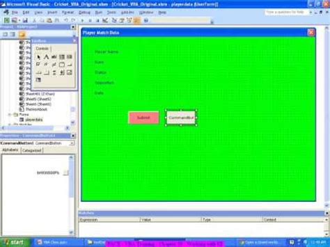 Working With VBA Forms YouTube