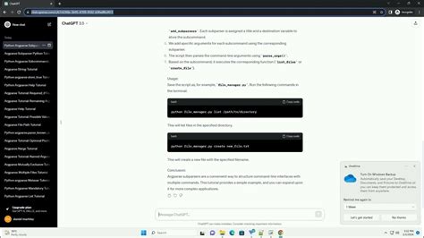 Python Argparse Subparser Example Youtube