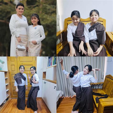 Myanmar Social News နွေရာသီပိတ်ရက်မှာ တစ်ရက်တာ တရားစခန်းဝင်ခဲ့တဲ့ မျိုးစန္ဒီကျော်ရဲ့ သမီးလေး 🥰