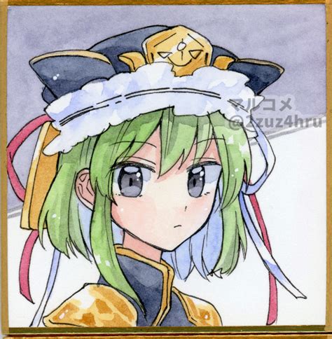 Safebooru 1girl 2zuz4hru Blue Eyes Blue Hat Blue Vest Closed Mouth