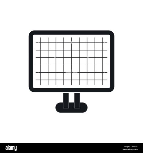 Computer Monitor Icon Simple Style Stock Vector Image And Art Alamy