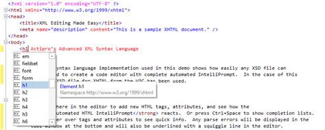 Actipro Syntaxeditor Web Languages Add On Advanced Xml And Javascript Language Implementation