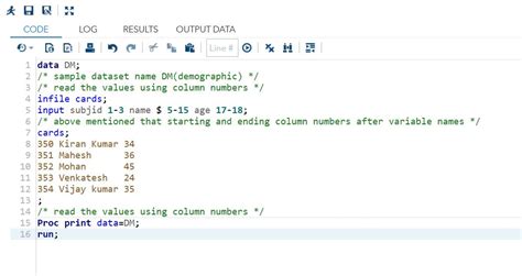 Gopi Tambi On Linkedin 🔷 Column Input Method Read The Values Using Column Numbers In…