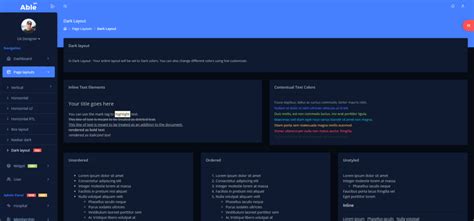Best Dark Theme React Admin Template