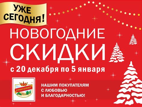 Новогодние скидки 20% уже сегодня!!!