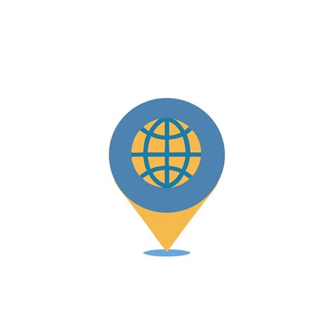 Global Pin Location Premium Ai Generated Vector