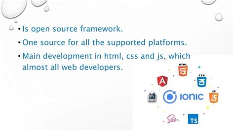 IONIC Hybrid Mobile App Development PPT